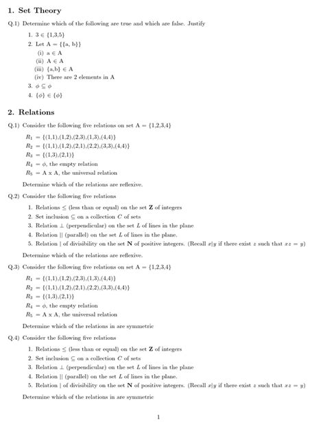 Discrete Mathematics Questions Pdf Mathematical Logic Mathematics