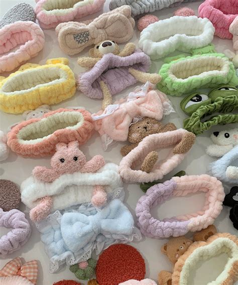 귀염 뽀짝 인기 샤워 뽀송 극세사 세안밴드 헤어밴드 에이블리