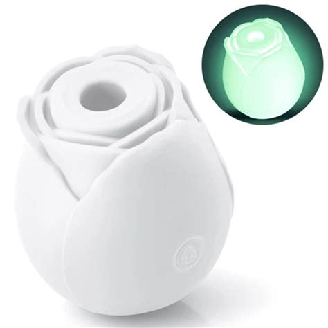 Glow In The Dark Rose Toy Six Colors 10 Suck Modes