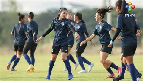 ក្រុមបាល់ទាត់នារីកម្ពុជា នឹងត្រូវជួប ក្រុមបាល់ទាត់នារី ឡាវ