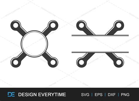 Spanner Monogram Vector SVG Spanner SVG Graphic By DesignEverytime