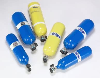 Air Cylinders Kit Cylindervalve Carbon 2216psi 30 Min Clr Draeger