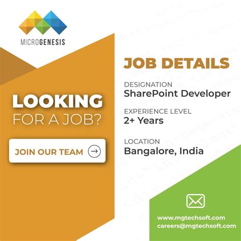 Microgenesis Techsoft On Linkedin Sharepointdeveloper Hiringjobs