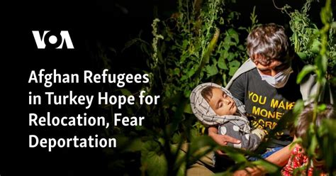 Afghan Refugees in Turkey Hope for Relocation, Fear Deportation : r/europe