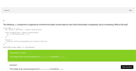 Pluralsight React Codesandbox