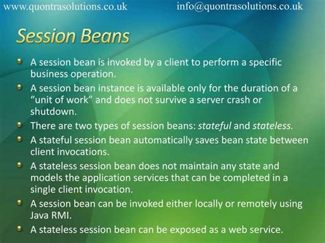 Enterprise Java Beans Pptx