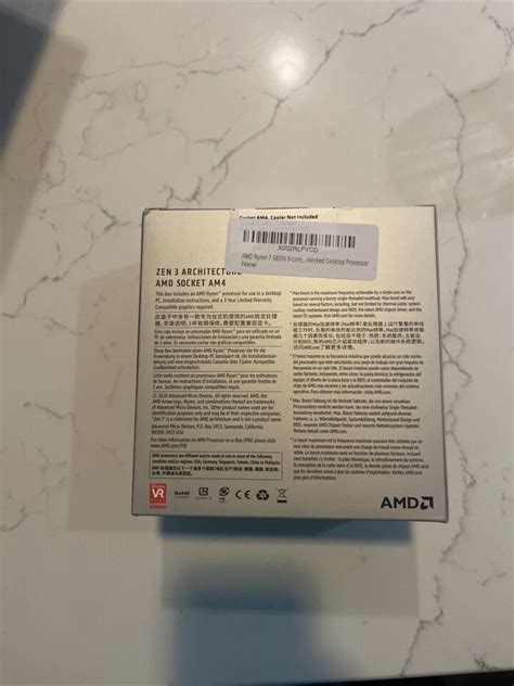 New Ryzen 7 5800x 8 Core 16 Thread Processor Pcie 40 Unopened Ebay