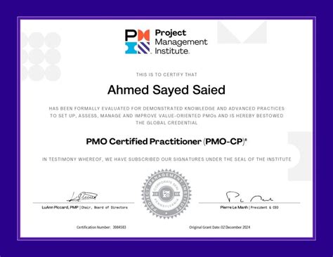 Ahmed Sayed On Linkedin Leadership Projectmanagement Pmo Certification Careergoals Pmo