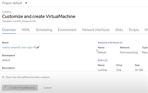 Deploying OpenShift Virtualization On ROSA GUI Red Hat Cloud Experts Documentation