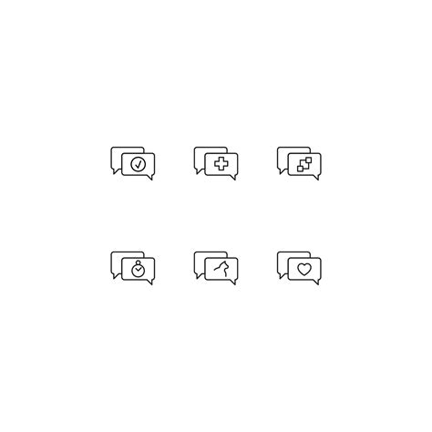 Line Icon Collection Of Vector Signs And Monochrome Symbols Drawn With