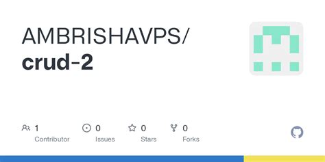 GitHub AMBRISHAVPS Crud