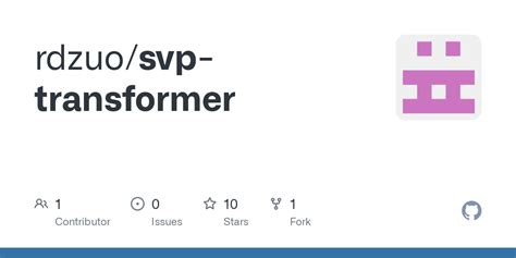 GitHub Rdzuo Svp Transformer