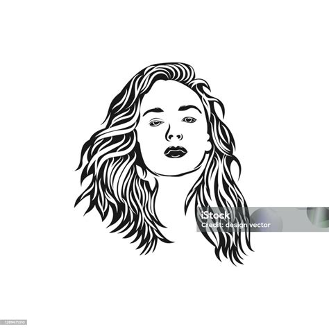 다양한 헤어 스타일과 테이프 색상을 가진 여성 네 가지 얼굴을 가진 네 가지 아름다운 여성 감정에 대한 스톡 벡터 아트 및 기타 이미지 Istock