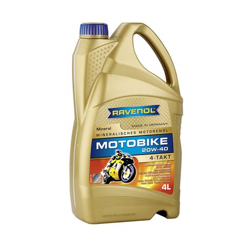 RAVENOL Motobike 4-T Mineral SAE 20W-40 | Ravenol Moldova