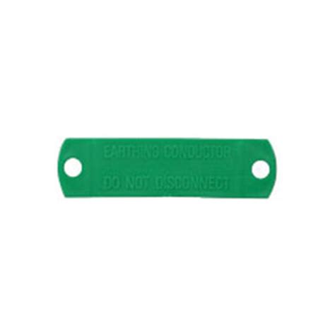 Earth Label Plastic Green — Scott Electrical