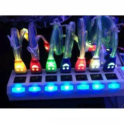 Jual KABEL DATA SMILE MICRO USB NYALA Shopee Indonesia