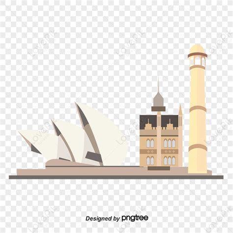 호주 풍경호주 국기경치극장 Png 일러스트 무료 다운로드 Lovepik