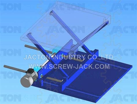 Ball Screw Or Acme Screw Jack Lifting System For Scissor Lift Table