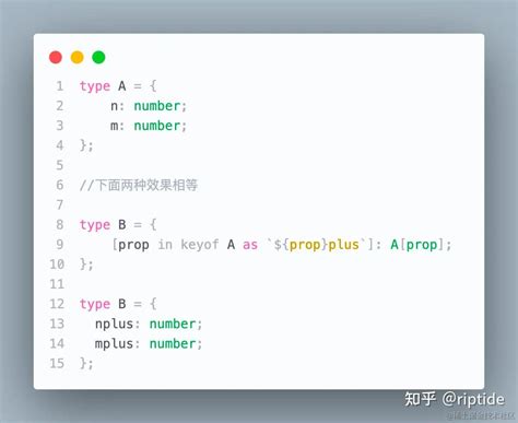 TypeScript类型映射看这一篇就够了 知乎
