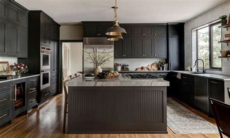 Sherwin Williams Iron Ore Kitchen Cabinets Moody Kitchen Modern