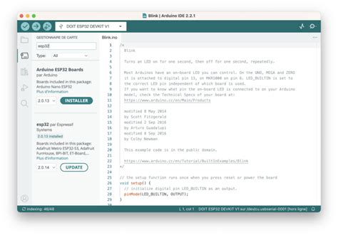 Utiliser L ESP32 Avec Le Logiciel Arduino Wikidebrouillard
