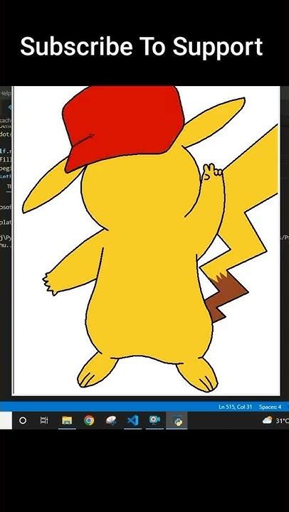 Drowning Pikachu Using Python Turtle 🐢 Youtube