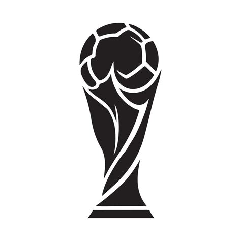Fifa World Cup Trophy Silhouette Illustration 47353054 Vector Art At