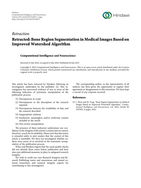 Pdf Retracted Bone Region Segmentation In Medical Images Based On