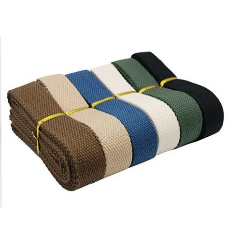 Rydowenna 헤비 코튼 웨빙 25cm1인치 너비 119m12야드 6가지 색상 혼합 폴리에스터 면 웨빙 스트랩