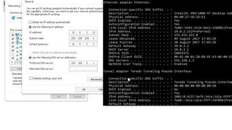 How To Set A Static Ip Address In Windows 10 Youtube