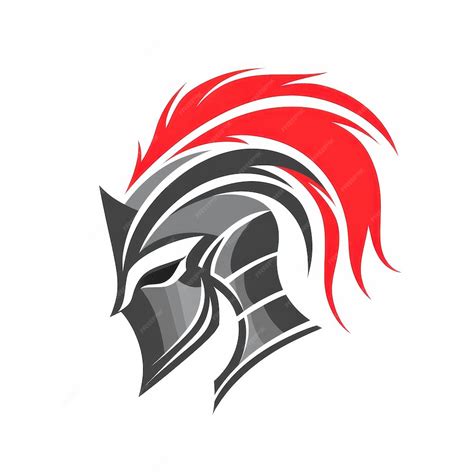 Knight Helmet Logo Design Premium Ai Generated Image