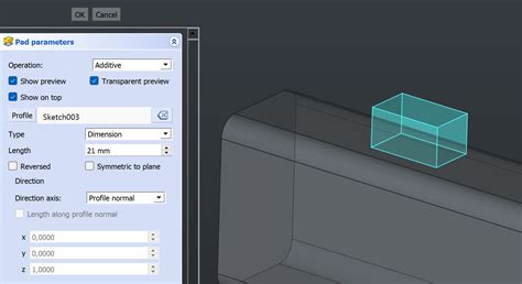 Feature Request PartDesign Preview Of Features In D View Issue FreeCAD FreeCAD