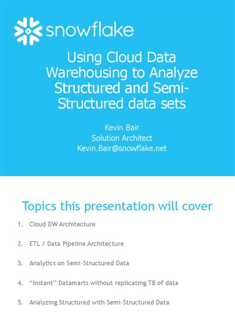 Data Masters Datawarehousing In The Cloud Pdf Databases Data Warehouse