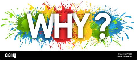 Why In Splashs Background Stock Photo Alamy