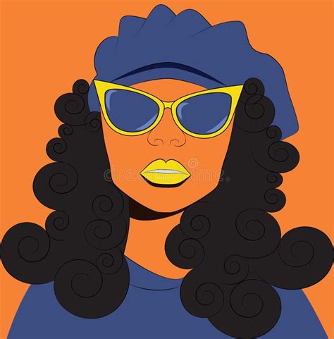 Девушка в солнечных очках и берете Иллюстрация вектора иллюстрации насчитывающей холодно