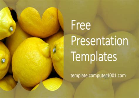 Lemon Ppt Template