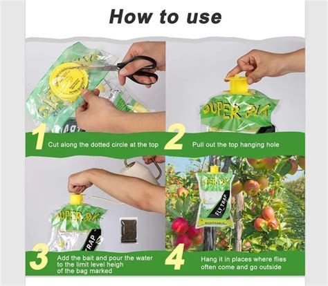 Outdoor Hanging Fly Traps Disposable Plastic Fly Catcher Temu Diy