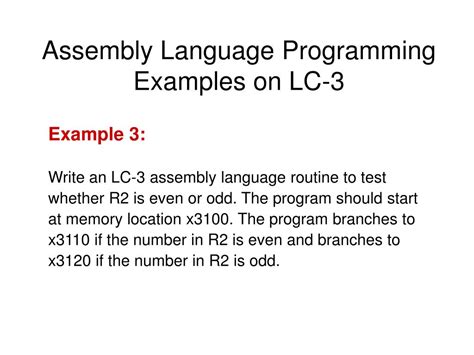 Ppt Chapters Assembly Language Programming Examples On Lc Powerpoint Presentation Id