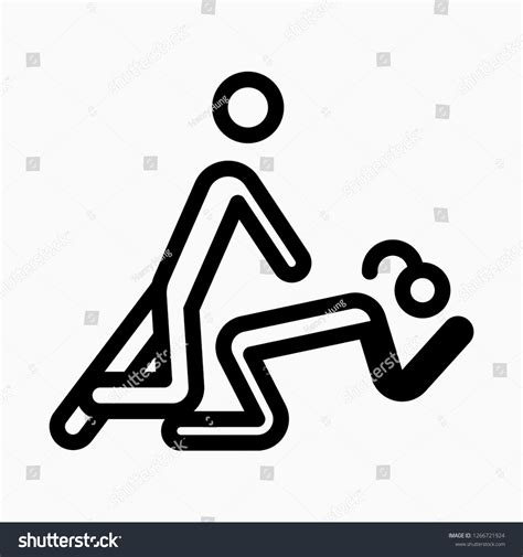 Outline Sex Position Pixel Perfect Vector Stock Vector Royalty Free Shutterstock