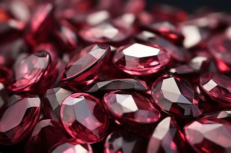 Premium AI Image Ruby Red Glamour Background In Deep Ruby Red Color