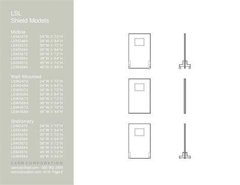 Lsl Lead Shield Line Carr Corporation Medical X Ray Radiology