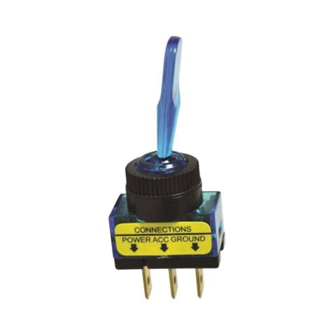CALTERM 40240 Toggle Switch 20 A 12 VDC Screw Terminal Blue Lovebackstore