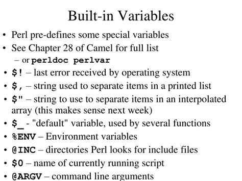 Ppt Introduction To Perl Powerpoint Presentation Free Download Id