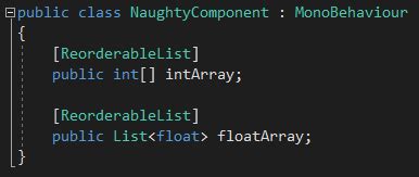 C Unity List Script Field With Buttons In Editor Game Development Stack Exchange