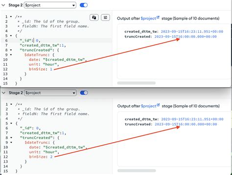 Cant Understand The Meening Of Binsize Of Datetrunc Working With