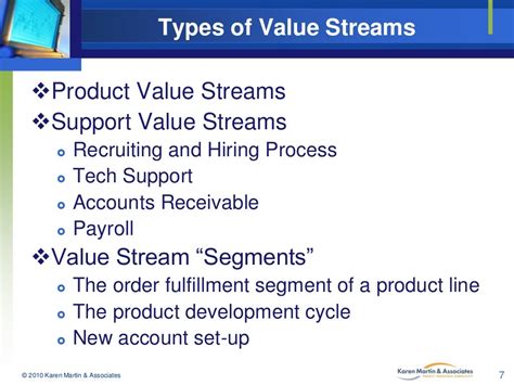 Types Of Value Streams Product