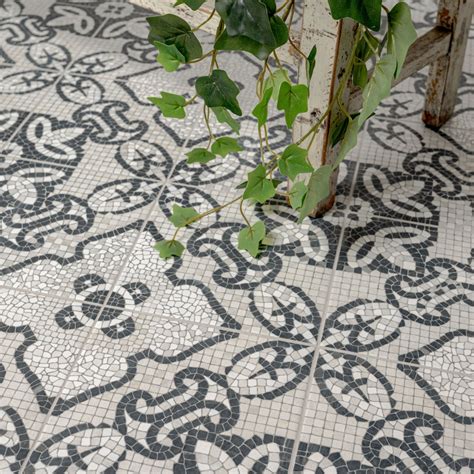 Trastevere 8x8 Matte Encaustic Look Porcelain Floor Wall Tile Floor