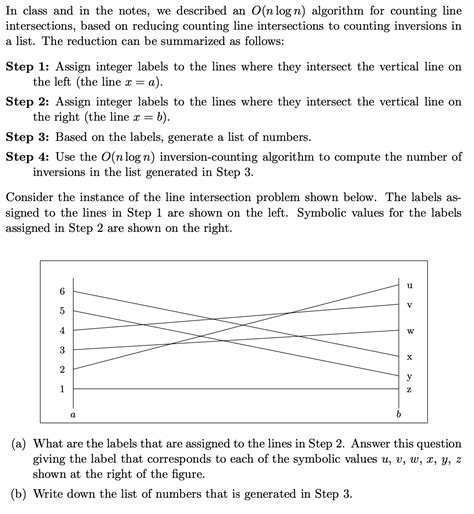Solved In Class And In The Notes We Described An O Nlogn Chegg