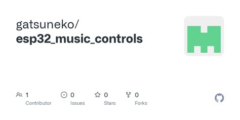 Github Gatsunekoesp32musiccontrols