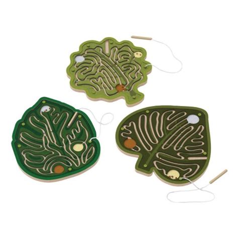 Nature S Paths Magnetic Leaf Mazes Set Of 3